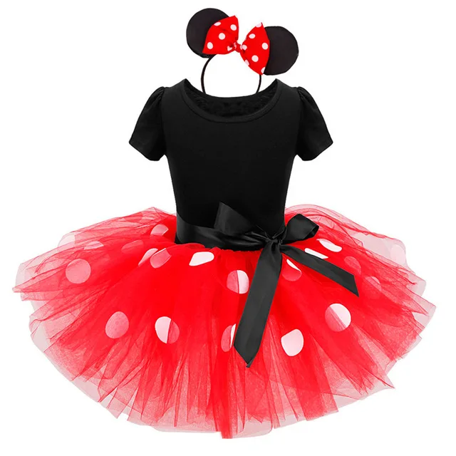 Costume Minnie Mouse rouge – 3 / 4 ans (110cm) 2000044 - La Caverne de Jou